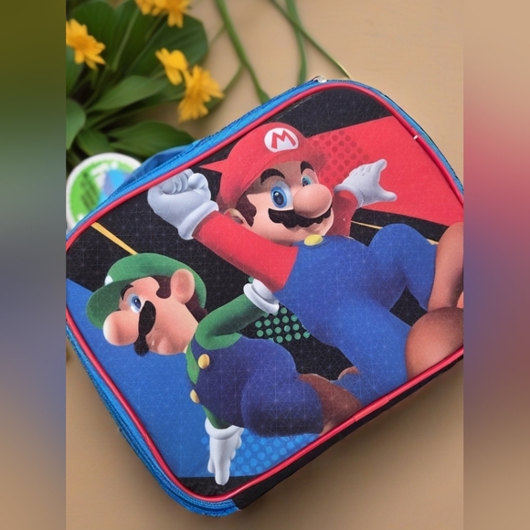 Super Mario Bros | Accessories | New Super Mario Luigi Insulated Lunch ...